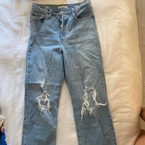 Levi's | Jeans | Levi Rib Cage Ripped Jeans 28 | Poshmark